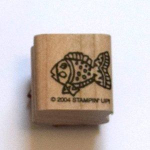 Art | Stampin Up Set Of 7 Rubber And Wood Seal Life Ocean Marine Stamps ...